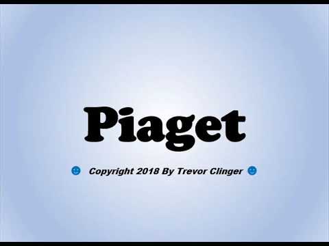 How To Pronounce Piaget