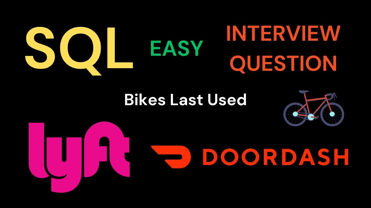 Solution to StrataScratch SQL Easy - Bikes Last Used