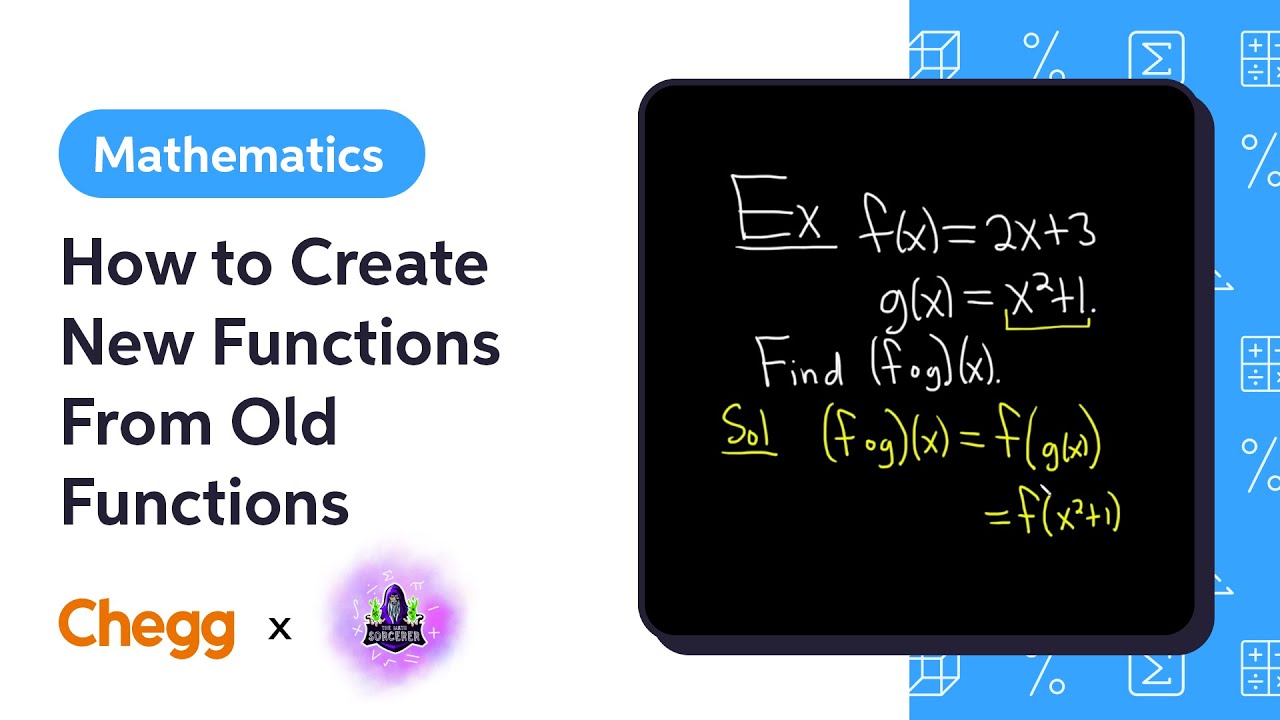 How to Create New Functions From Old Functions Ft. The Math Sorcerer