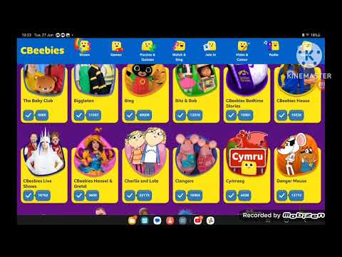 CBeebies shows
