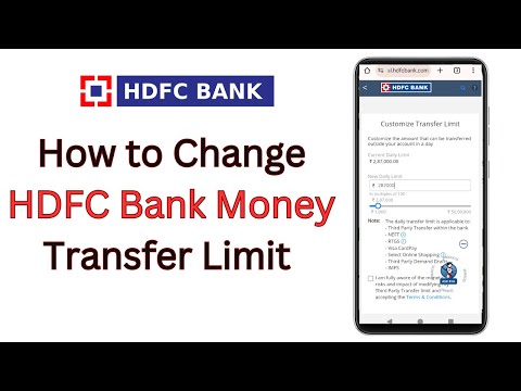 HDFC Bank Money Transfer Limit Change || how to change hdfc netbanking TPT Limit. #hdfcbank