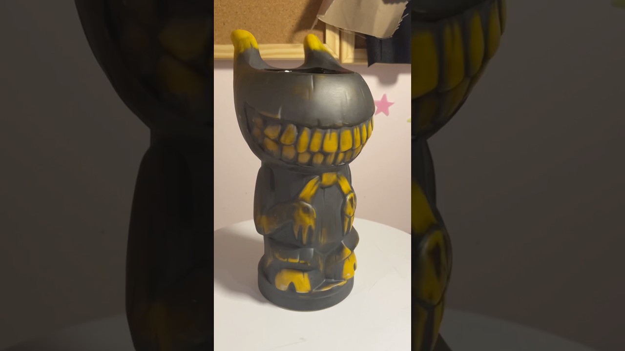 Ink Demon Tiki Mug Unboxing (from the official bendy merch store) #bendy #bendyandthedarkrevival