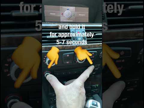 BMW E60/E61 tips: how to reset iDrive if itโs not responding #bmw #bmwe60 #bmwe61