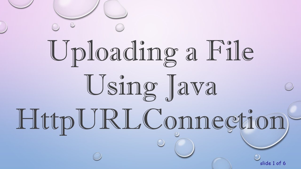 Uploading a File Using Java HttpURLConnection