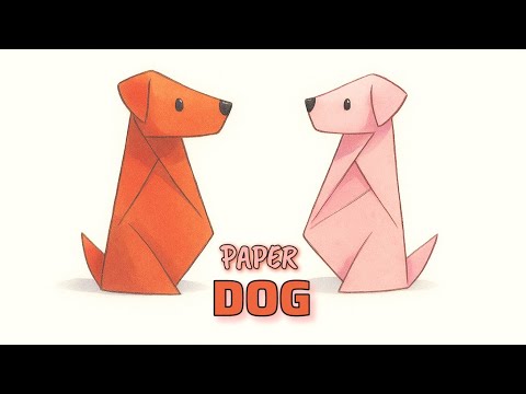 Don't Miss This Simple Paper Dog Tutorial in 3 Minutes!
