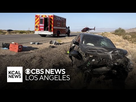 Nine hospitalized in two-car crash on 15 Freeway in San Bernardino County
