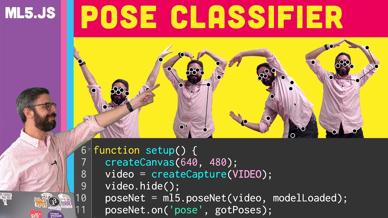 ml5.js: Pose Classification with PoseNet and ml5.neuralNetwork()