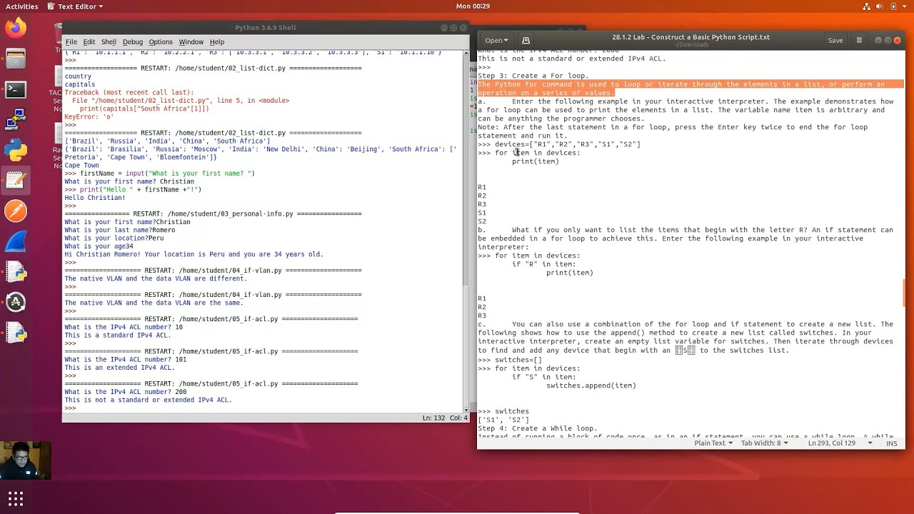 28.1.2 Lab - Construct a Basic Python Script
