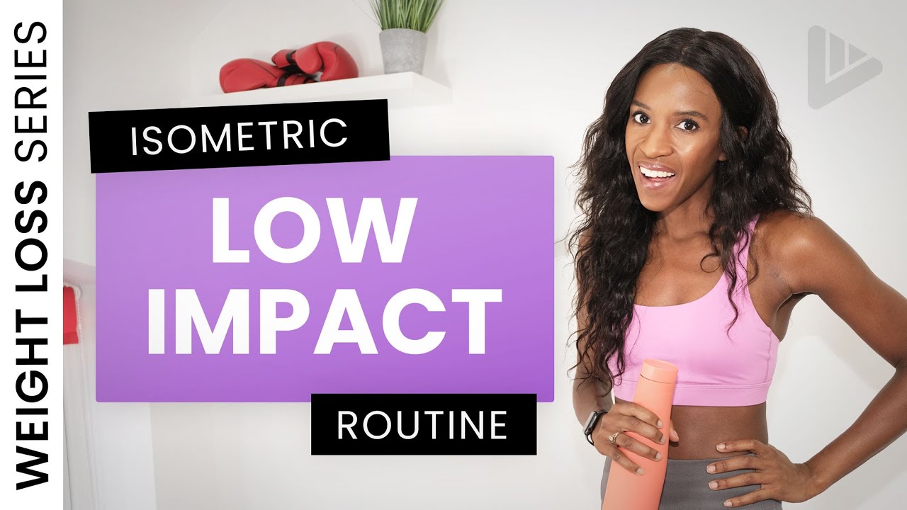 FULL BODY NO EQUIPMENT ISOMETRIC WORKOUT - LOW IMPACT/NO JUMPING - NO REPEATS - WEIGHT LOSS SERIES