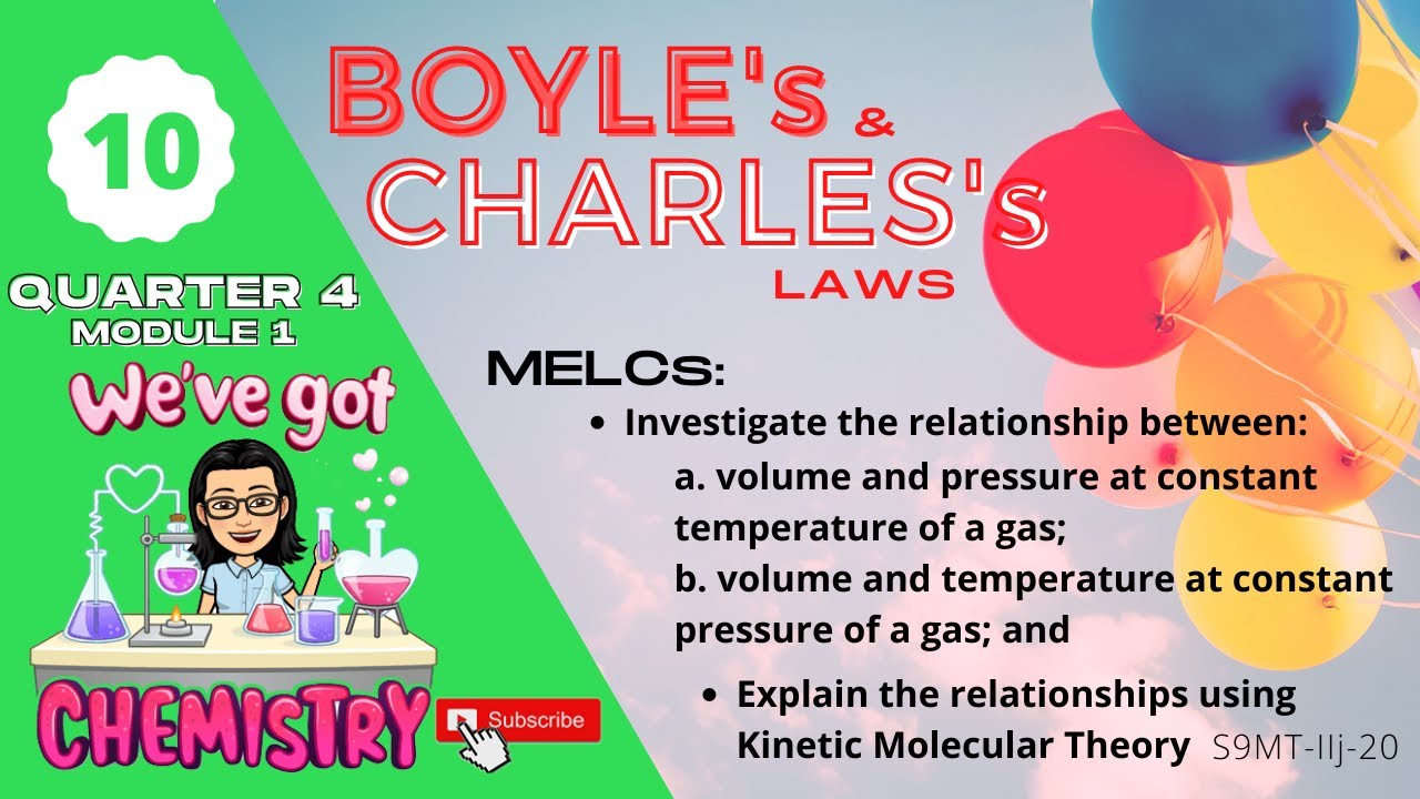 Grade 10 SCIENCE | Quarter 4 Module 1 | Boyle's Law and Charles's Law