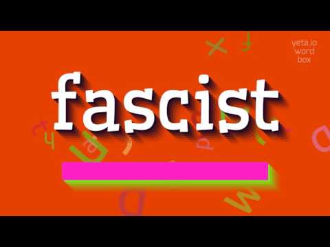 How to say "fascist"! (High Quality Voices)