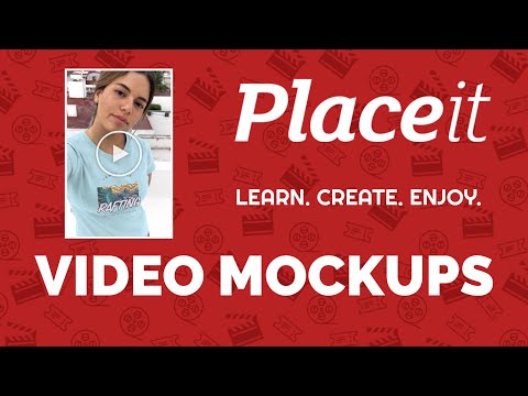 How To Make Apparel Video Mockups On Placeit | T-Shirt Mockups Tutorial
