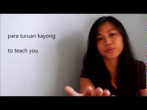 Introduction to Tagalog (Filipino) Language - with English and Tagalog subtitles