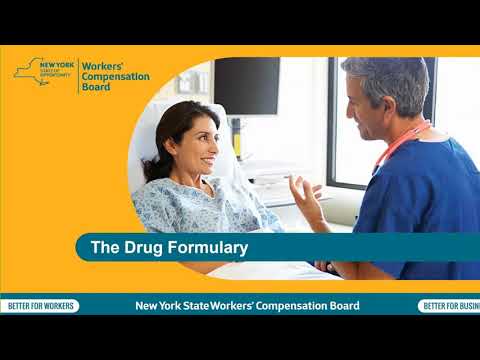 New York Workers' Compensation Drug Formulary January 2021 Webinar