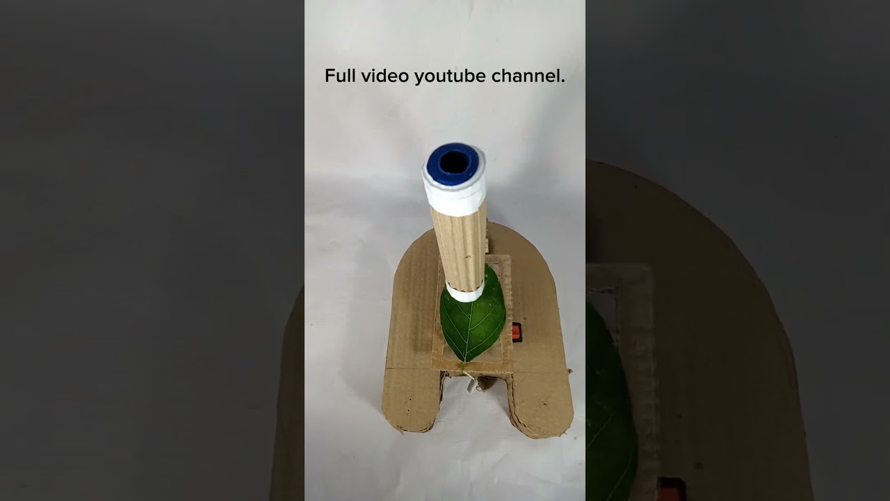 How to make Microscope with cardboard | Science project 2025