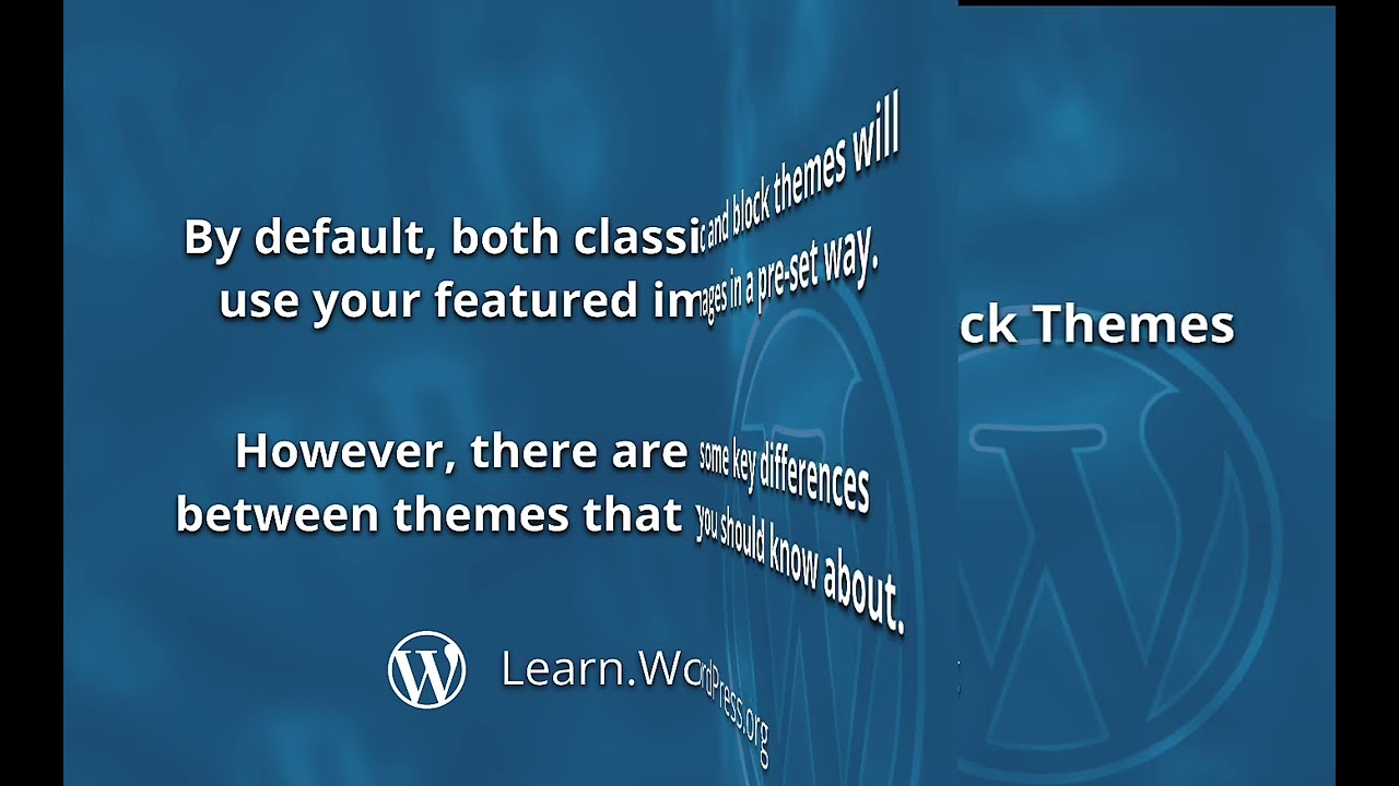 How to Use Featured Images