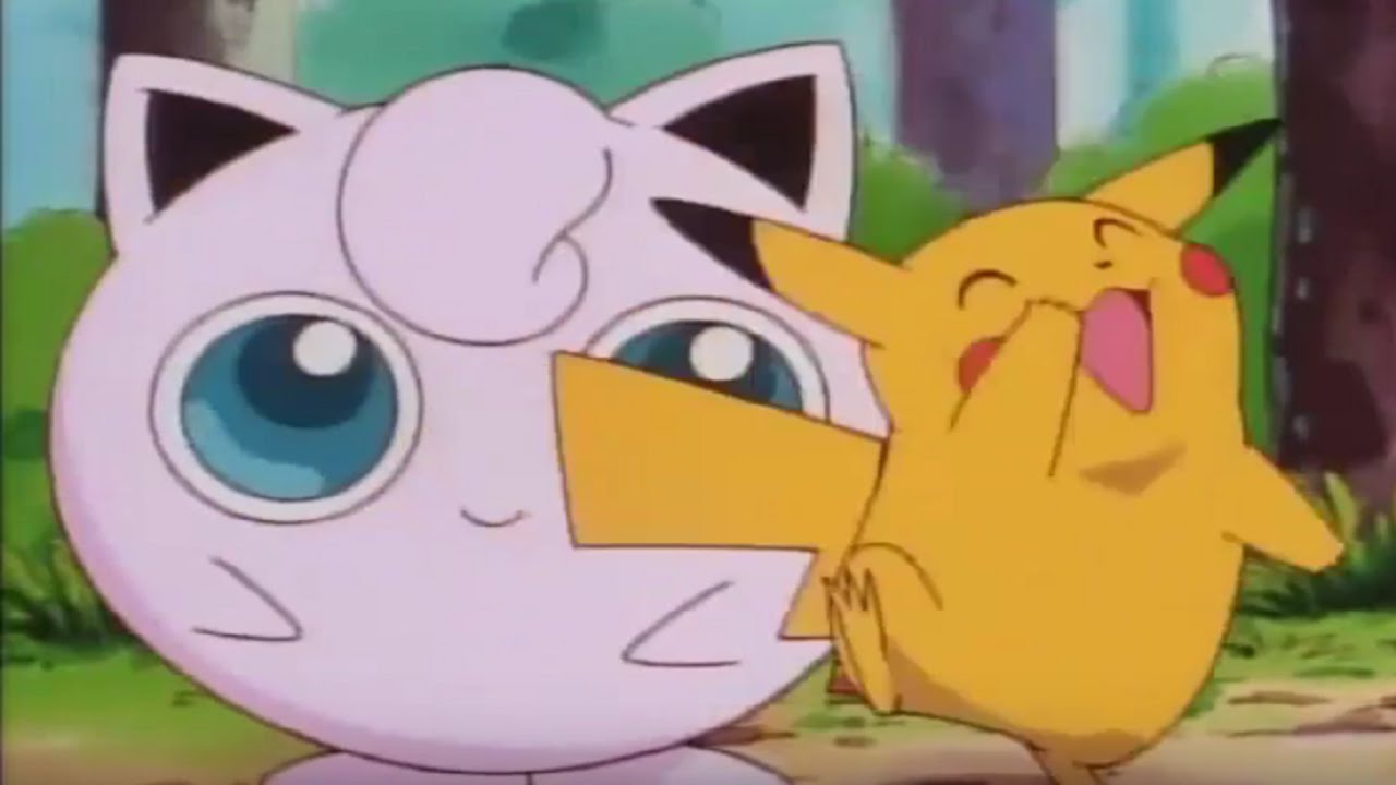Jigglypuff kicks pikachu again