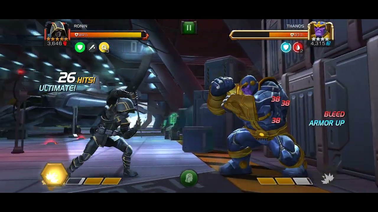 Contest of Champions Ronin vs Thanos but It Has To Be This Way