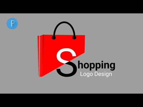 SHOPPING LOGO DESIGN IN PIXELLAB | PROFESSIONAL LOGO | Faizy Nhidz