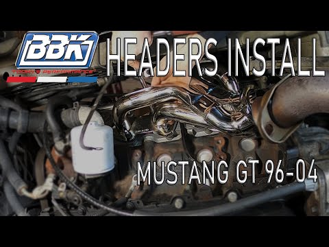 Mustang GT BBK Shorty Headers Install (96-04)