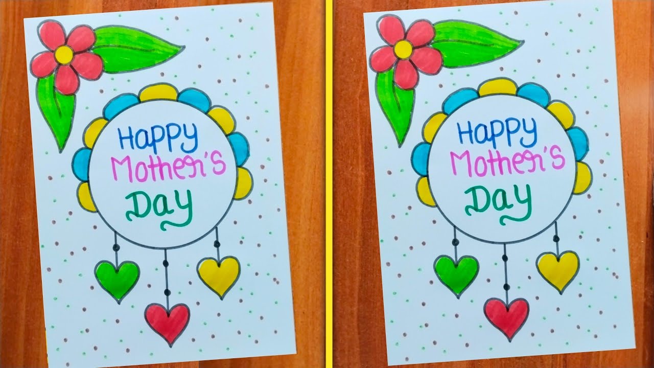 Easy Mother's Day Card / Happy Mother's Day Greeting Card / Mother's Day Special Card / Mom Card