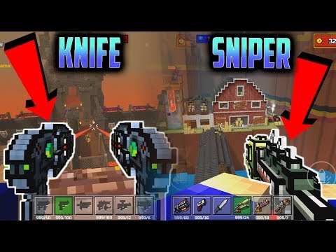Any Weapon In Sniper Fort and Knife Party - Pixel Gun 3D Mod/Hack