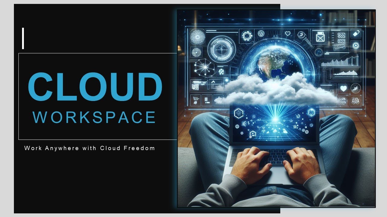 Cloud Workspace Animated PowerPoint Template