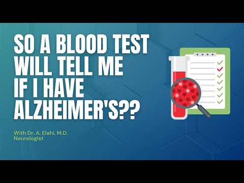 Blood tests to diagnose Alzheimer?? Myth or Fact??