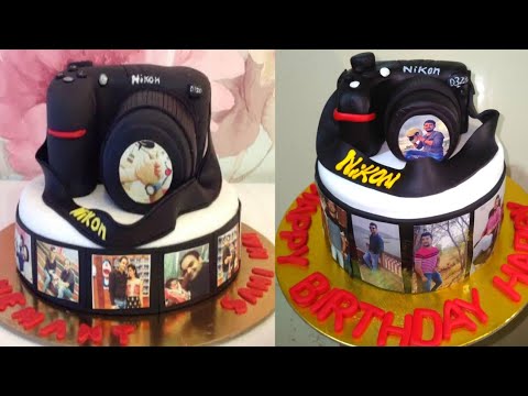 Cannon Camera Cake | Camera Cake With Photo Reel