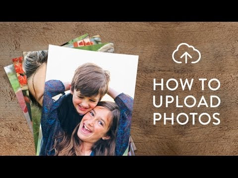 Uploading photos and creating albums in Snapfish
