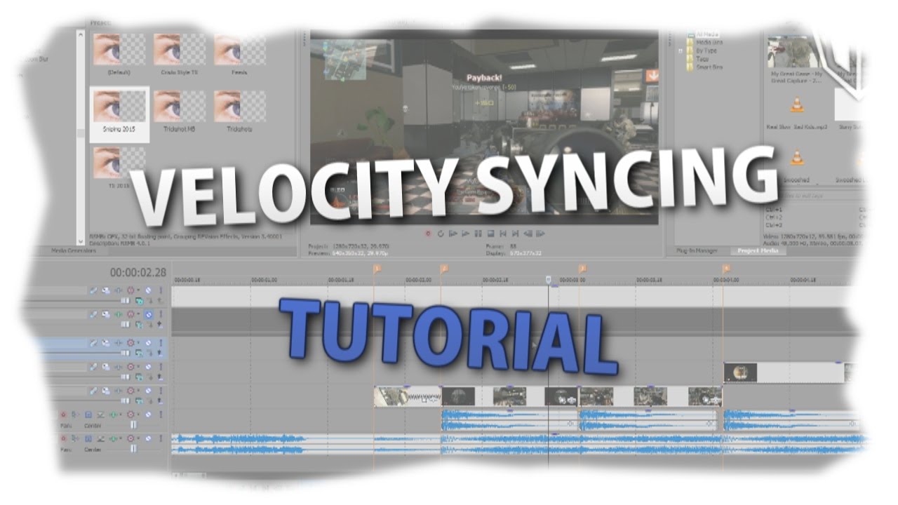 Sony Vegas Velocity Syncing Tutorial!