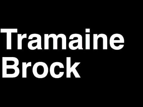 How to Pronounce Tramaine Brock San Francisco 49ers NFL Football Touchdown TD Tackle Hit Yard Run