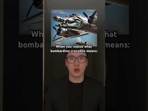 When You Realize What Bombardino Crocodilo Means #shorts