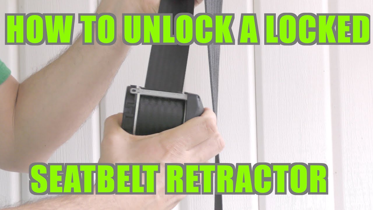 How To Unlock a Locked Seatbelt Retractor. How To Fix A Locked/Stuck Seatbelt
