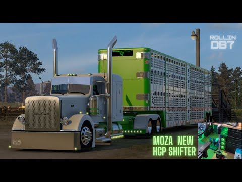 BULL RUN with new HGP SHIFTER @MOZARacing 🔥 | 4k | American Truck Simulator | Realistic Driving
