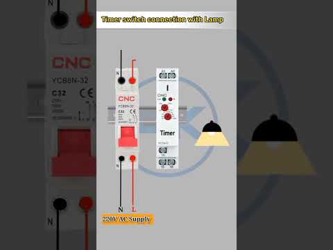Timer connection with lamp|How to wire a timer switch