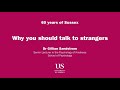 Gillian Sandstrom | About | University of Sussex