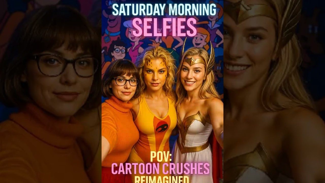 Saturday Morning Selfies | POV: Cartoon Crushes Reimagined #Selfies #Cartoons #Reimagined