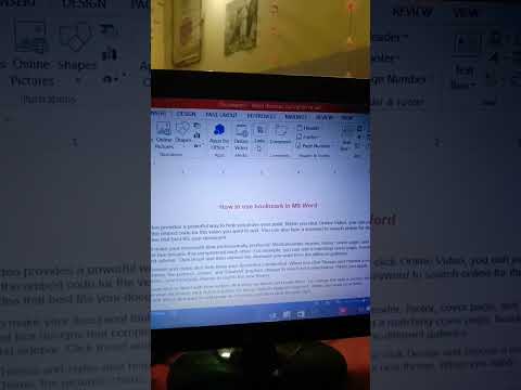 How to use bookmark in Ms Word || Ms office || Bookmark|| Important|| #computer #copa #ccc #shorts 🤘