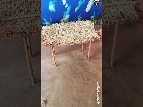 how to make cow shed mini project for two cows#cow#miniproject#construction#mhminiproject