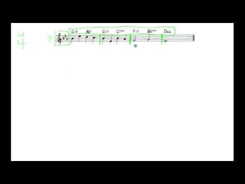 Real music example in 4/4 time (Part 1)