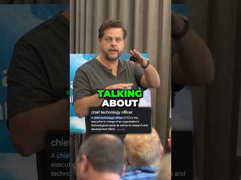 What is the CTO’s job?