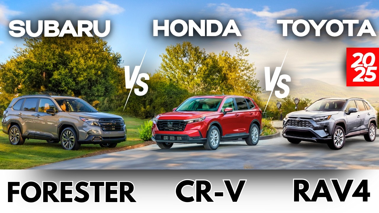 2025 Compact SUV Showdown: Honda CR-V vs Toyota RAV4 vs Subaru Forester | Galaxy.ai
