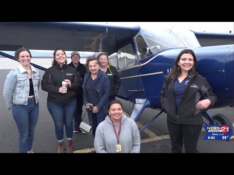 Central Oregon's '99s' chapter explores Redmond Airport tower for first time Saturday