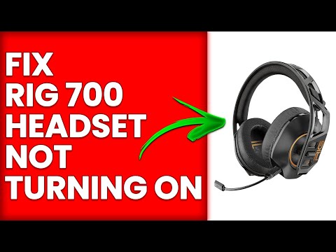 How To Fix RIG 700 Headset Not Turning On (Quick & Simple Troubleshooting Guide To Solve The Issue)
