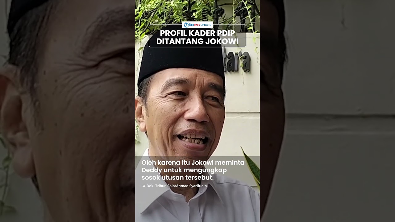 Profil Deddy Sitorus, Kader PDIP yang Ditantang Jokowi Buktikan Tuduhan ...