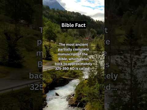 What Is The Codex Vaticanus? 🤔 #bible #facts #shorts