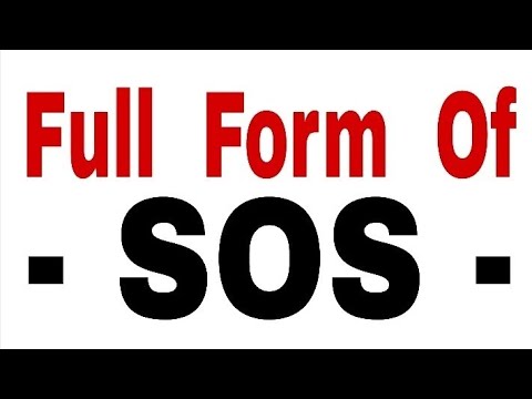 Full Form Of - SOS