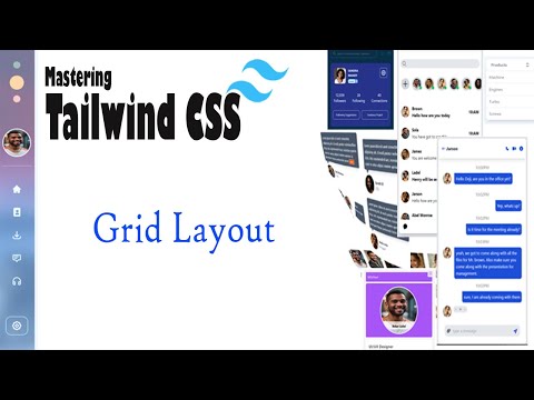 16 TailwindCSS - Grid layout 01