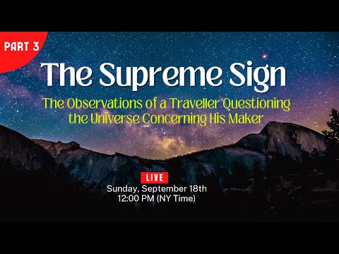 The Supreme Sign (Part 4) – Lighthouse for Humanity